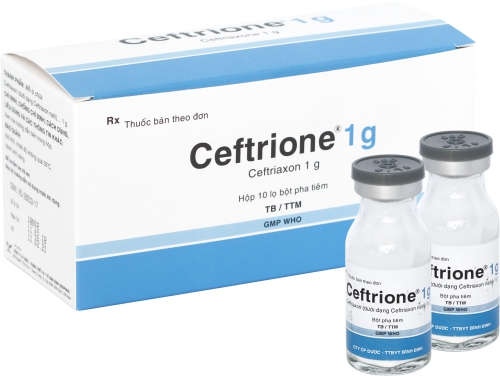 Ceftriaxon - Liều dùng; cách bảo quản thuốc